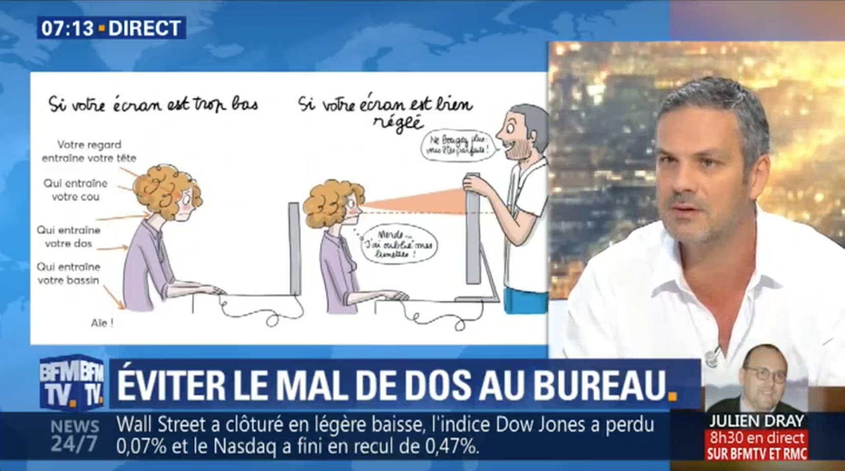 Frederic Srour sur BFM-TV | Reflex'ergo